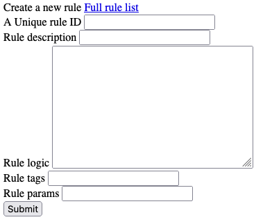 Using the UI to create business rules — ezrules documentation